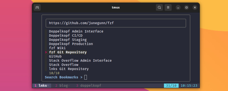 Browser Bookmarks on the Command Line - Ham Vocke